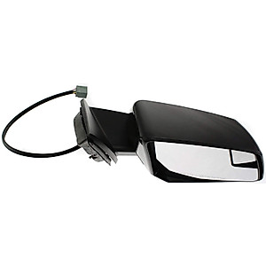 Kool Vue Right Power Heated Door Mirror Compatible With Chevrolet Traverse 2009-2017 Manual Fold With Signal Light Paintable