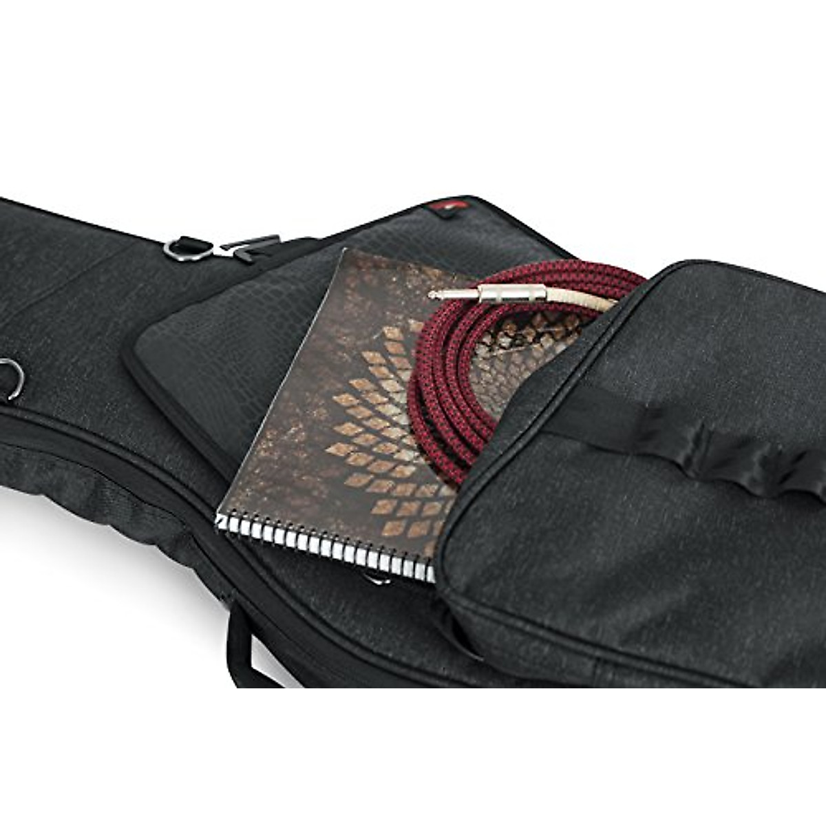 Gator Cases Transit Series Electric Guitar Gig Bag; Charcoal Black Exterior (GT-ELECTRIC-BLK)
