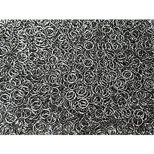 1 Pound Bright Aluminum Chainmail Jump Rings 16G 5/16" ID (3000+ Rings)