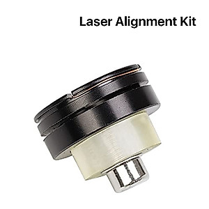 LWCHJ Laser Path Calibrating Device Light Regulator Alignment Kit for CO2 Laser Cutting Machine to Adjust Collimate Laser (Size : Black)