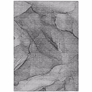 Addison Rugs Chantille ACN607 Gray 9' x 12' Indoor Outdoor Area Rug, Easy Clean, Machine Washable, Non Shedding, Bedroom, Living Room, Dining Room, Kitchen, Patio Rug