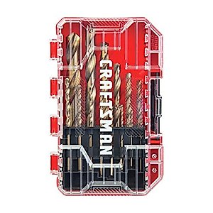 CRAFTSMAN Drill Bit Set, Gold Oxide, 14-Piece (CMAM2214)
