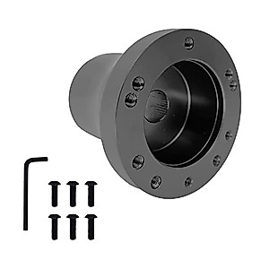 Golf Cart EZGO Steering Wheel Hub Spacer for Golf Cart Club Car EZGO TXT & RXV Golf Carts Models Golf Carts (Black)