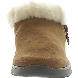 BZees Womens Genuine Faux Shearling Padded insole Booties Tan 11 Medium (B,M)