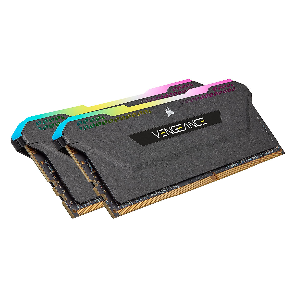 Corsair Vengeance RGB PRO SL 64GB (2x32GB) DDR4 4000MHz C18 Optimized for AMD Ryzen Desktop Memory (10 Ultra-Bright RGB LEDs, Custom Performance PCB, Tight Response Times, Intel XMP 2.0) Black