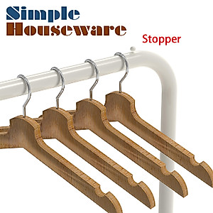 Simple Houseware Clothing Rack with Industrial Pipe and Bottom Shelves, White