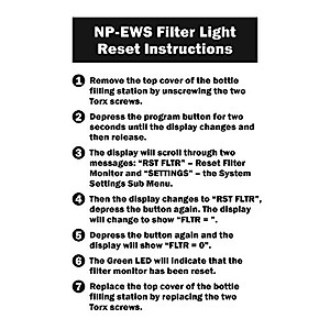 Neo-Pure NP-EWS Elkay Compatible Replacement Filter for the Elkay 51299C, 51300C and WSF6000R and Halsey Taylor 55898C - Single
