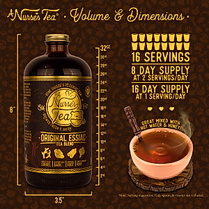 Essiac Tea 32 fl oz | A Nurse's Tea | RN-owned Company | Sheep Sorrel Roots