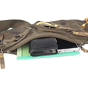 Innturt Nylon Sling Chest Bag Daypack Bicycle Travel Gym Backpack Large Army Green