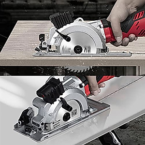 JYTUUL 3PCS 4-1/2-Inch 40T Circular Saw Blade with 7/8-Inch Arbor, Alloy Steel TCT Hard & Soft Wood Cutting Saw Blade (Reduce Ring 5/8 inch and 3/4 inch)