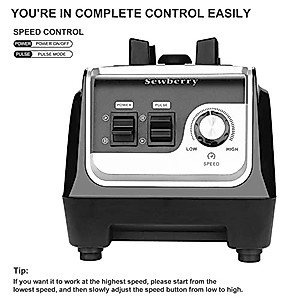 Professional Countertop Blender for home and commercial use, 2200W High Speed Smoothie Blender for Shakes and Smoothies with 70OZ BPA-Free Tritan for Crushing Ice, Frozen Dessert, and Nuts etc.
