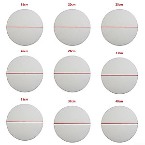 Rice Cooker Burnt Proof Silicon Pad, Heat Resistant Rice Cooker Mat Reusable Rice Anti Paste Pot Mat Non Rice Cooker Mat(33CM)