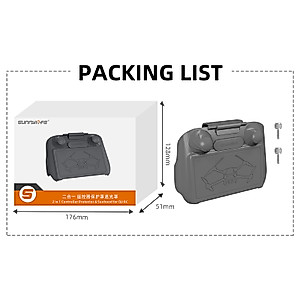 2 in 1 Controller Protector Sun Hood, Control Sticks Guard, Screen Monitor Cover for RC Mini 3 Pro