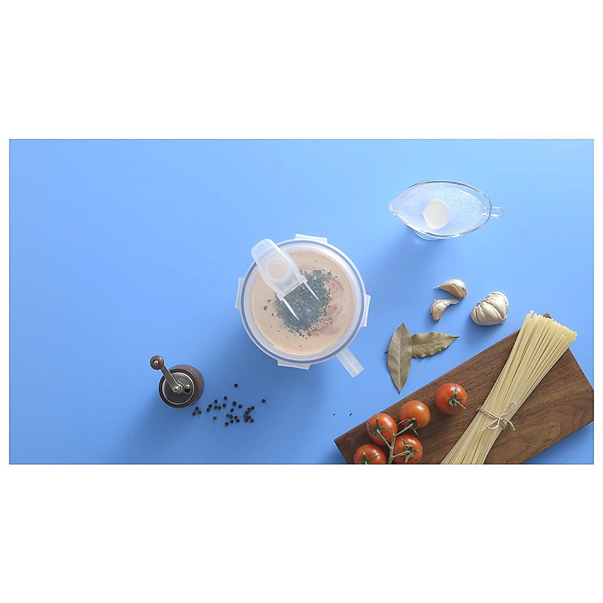 (Pack of 2) LOCK & LOCK SPECIAL Measuring Bowl with Handle 33.81-oz / 4.23-cup