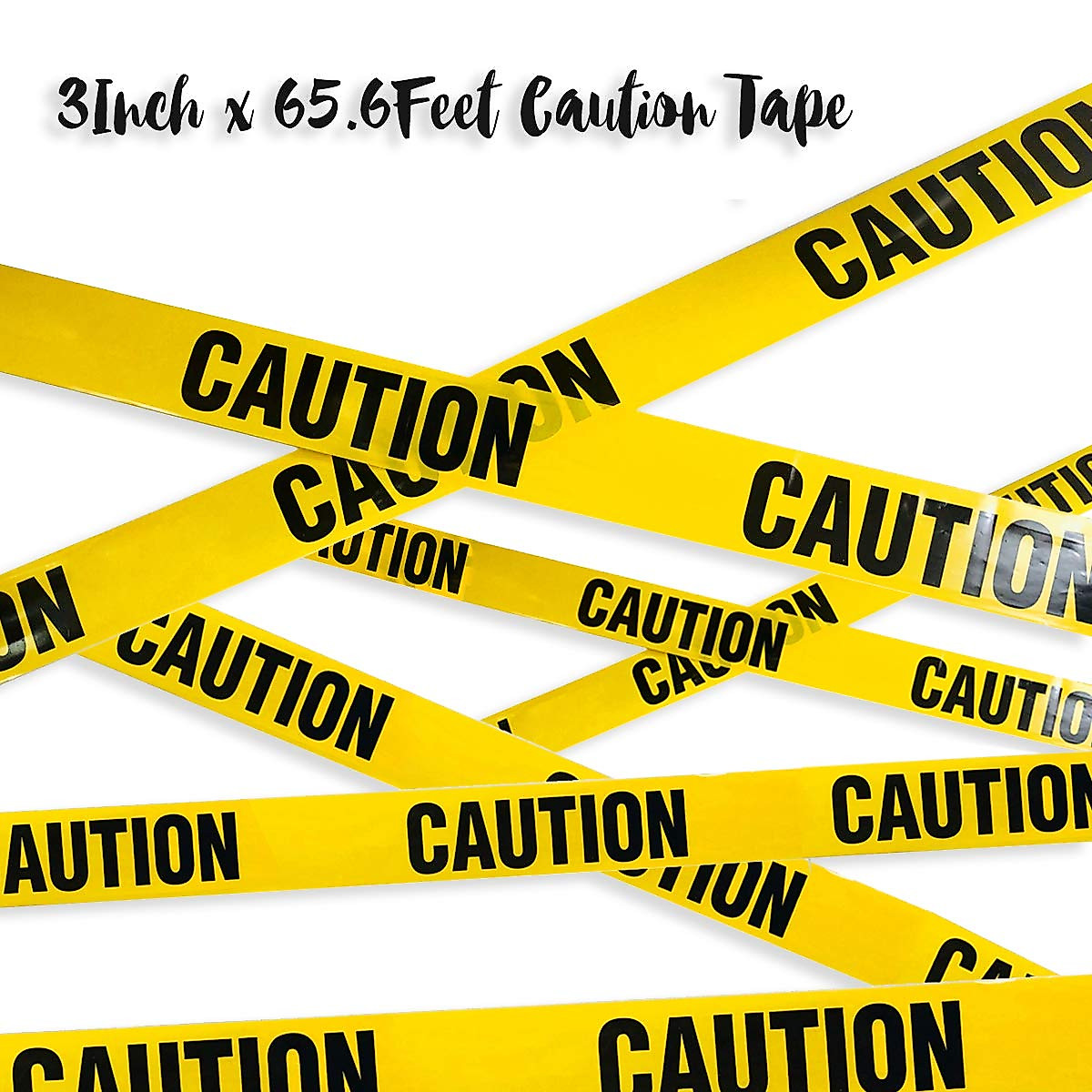 Quarantine Balloon Garland & Arch Kit, 74 Pack 12Inch 5Inch Black, Orange, Yellow, Silver Latex Balloons Strip Set with Caution Tape for Quarantine Birthday Party Decorations Construction