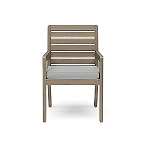 homestyles Sustain Outdoor Dining Armchair Pair, Gray