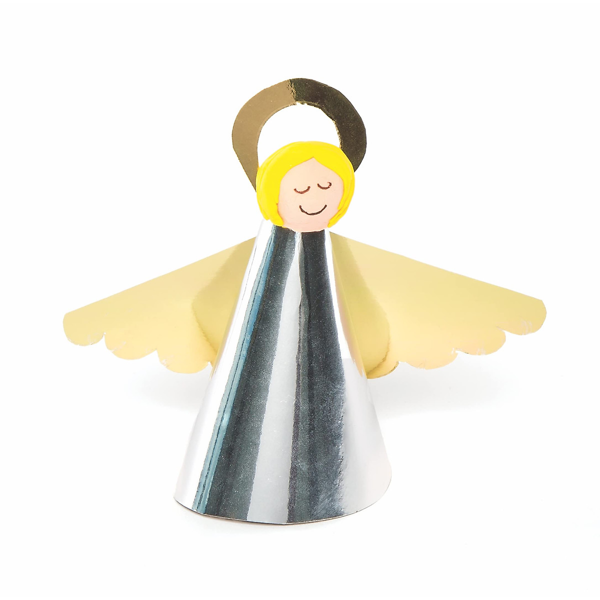 Baker Ross - AC375 A4 Gold & Silver Metallic Card (250 gsm) — ⁠Creative Art Supplies for Kids, Christmas Crafts, Card Making, and Decorations (Pack of 20)