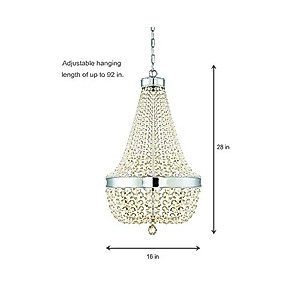 Home Decorators Collection Chrome Crystal Chandelier 6 Light