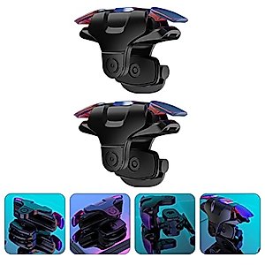 Mikikit Phone Handle 3 Pairs Mobile Mobile Game Controller Mobile Phone Gaming Triggers Gamepad Mobile Game Trigger Controller Joystick Grips