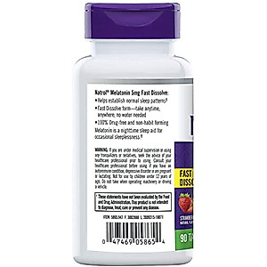 Natrol Melatonin 5mg Fst Dslv