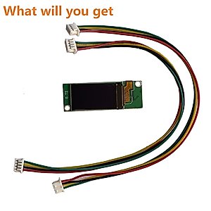 0.78 Inch OLED LCD Display Module Fsuoech 128x80 SPI Serial Port Driver SH1107 Software Ping-Pong Operation Scrolling Display for arduino microPython NodeMCU ESP8266 STM­
