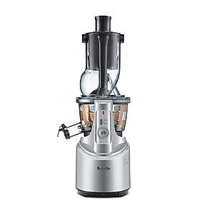 Breville Big Squeeze slow compression juicer, 11" X 9" X 11, Silver