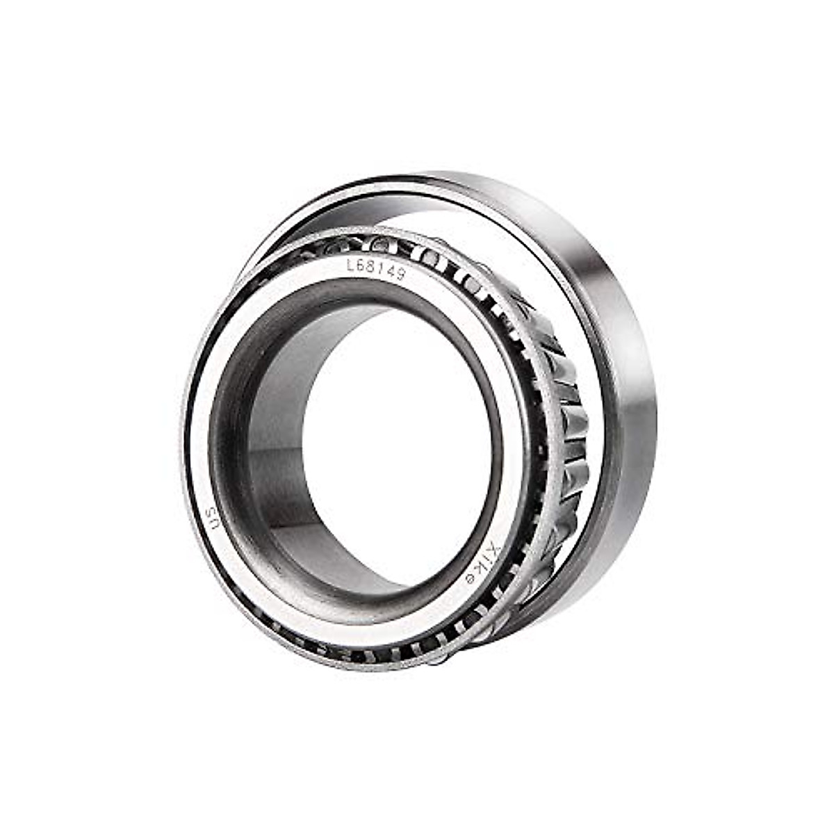 XiKe 2 Set Fits for 1-3/8'' to 1-1/16'' Axles Trailer Wheel Hub Bearings Kit, L68149/L68111 and L44649/L44610, 171255TB Seal OD 1.719'', Dust Cover and Cotter Pin, Rotary Quiet High Speed and Durable.