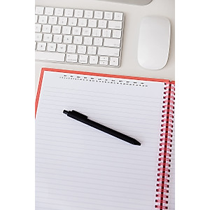 Kate Spade New York Large College Ruled Notebook, 11" x 9.5" Leopard Print Spiral Notebook with 160 Pages, Forest Feline