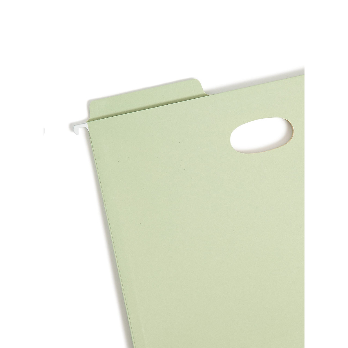 Smead FasTab Hanging Pocket with TUFF Construction and Full-Height Gusset, 5-1/4" Expansion, 1/3-Cut Built-in Tab, Letter Size, Moss, 9 per Box (64224)