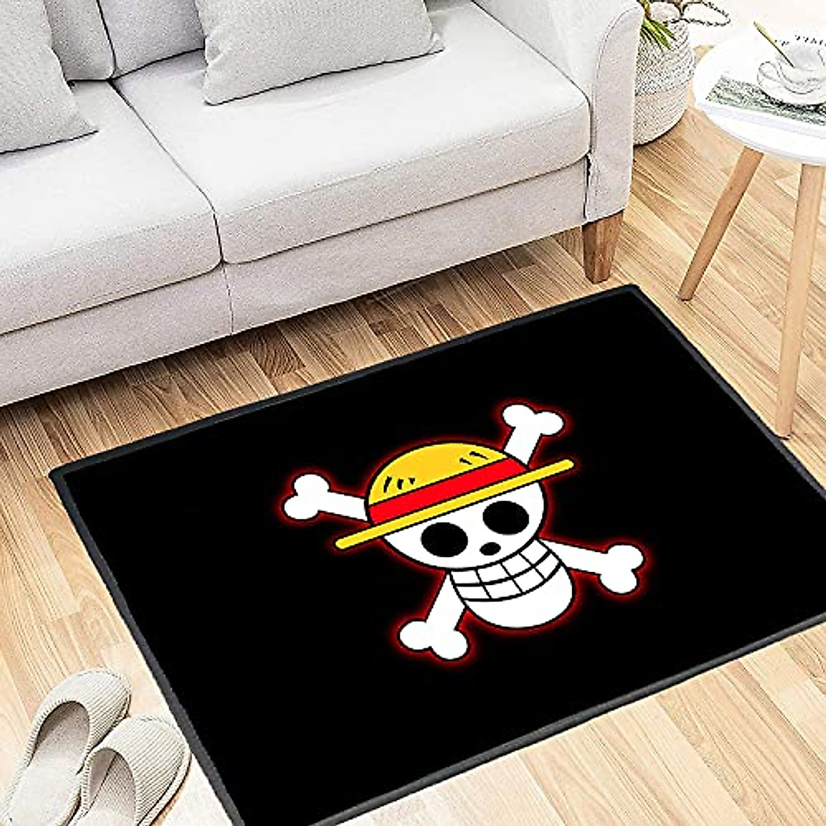 Anime Rug Popular Anime Area Rugs Slip Stain Resistant Soft Carpet for Boys Girls Gaming Desk Home Decor Non-Slip Doormats (16x24 Inches)
