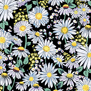 Vera Bradley Iconic Lunch Bunch, Signature Cotton, Daisies White