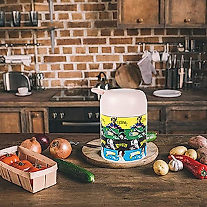 Maxerkeep Food Thermos Japanese Anime todoroki Deku izuku midoriya Bakugo 17oz Vacuum Insulated Soup Flask, Stainless Steel Lunch Container for Hot Food,Food Jar for Toddlers & Kids