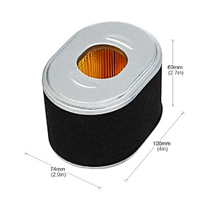 SaferCCTV Filter Replacement for Gx140 Gx160 Gx200 5.5hp 6.5 hp Engines, Raven 212cc 24in Front-Tine Tiller Replace Part 17210-ZE1-505, 17210-ZE1-517,17210-ZE1-822