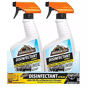 Four-Bros Lighting Armor All Disinfectant Trigger Spray, 32 Fluid Ounce (Pack of 2), Spray Disinfectant for Interior Automotive Surfaces