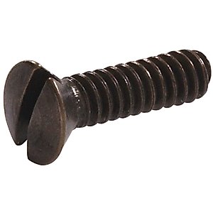 The Hillman Group 4192 Antique Brass Electrical Switch Plate Screw 6-32 x 1/2IN. (20-Pack),Antique Bronze 0.5 inches