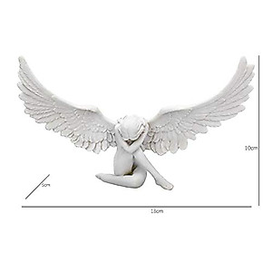 WYBF Angel Fairies Sympathy Figurine Resin Ornament for Garden Home Art Decoration Accessories