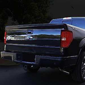 DNA MOTORING TL-F15009-LED-CH-RD LED Tail Light Assembly Driver & Passenger Side [Compatible with 09-14 Ford F150]