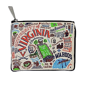 Catstudio Zipper Pouch, University of Virginia Travel Toiletry Bag, 5 x 7, Ideal Makeup Bag, Dog Treat Pouch, or Purse Pouch to Organize School & Office Supplies for Students, Grads & Alumni