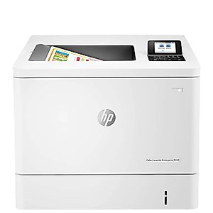 HP Laserjet Enterprise M554dn Print only Wired Color Laser Printer for Home Office, 2.7" Touchscreen, 600 x 600 dpi, 35 ppm, Automatic Duplex Printing, Ethernet, White, Cbmou Printer Cable