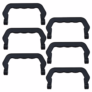 LUORNG 6pcs Pet Cage Crate Handle for Squirrel Hedgehog Rabbit Chinchilla Hamster, 4.3x2.36 Inches