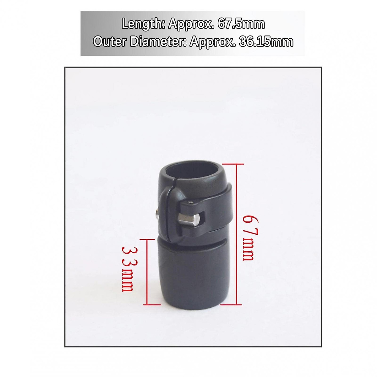 Jili Online Nylon SUP Paddle Quick Release Clamp Shaft Adjuster Replacement