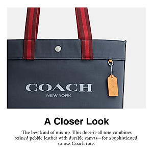 COACH Canvas Tote, Denim Multi