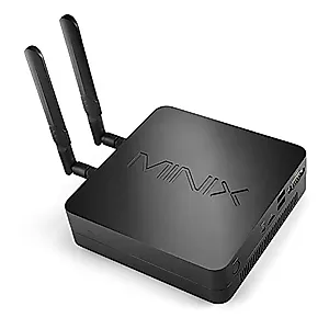 MINIX NGC-5 Pro, Intel i5-10210U 8GB/256GB NVMe SSD Windows 11 Pro Mini PC, Triple 4K @ 60Hz Display/HDMI 2.0/ USB-C/DP/Wi-Fi6/ 2xGigabit Ethernet/4USB 3.1. Support 4G LTE, SSD (SATA), Auto Power On