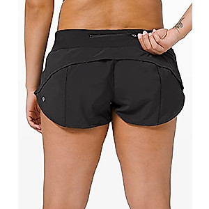 Lululemon Run Speed Up Short (Black, 6)