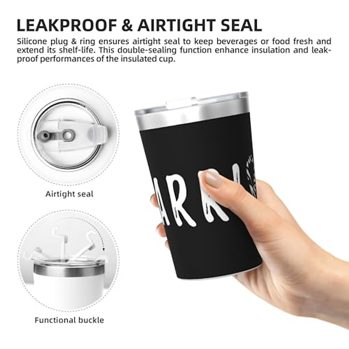 12oz Tumbler Warrior Carcinoid Cancer Awareness Stainless Steel Cup With Straw And Lid Spill Proof Bulk Double Wall Vacuum Reusable Water Tumblers For Cold Hot Drink