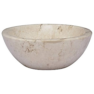 Sink Cream 20.9"x15.7"x5.9" Marble,Modern Marble Bathroom Sink: A Durable and Stylish Addition to Your Home Bath Fixtures，Bathroom Sinks