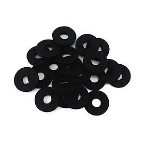 Honbay 20pcs Black Rubber Protector Premium Strap Locks