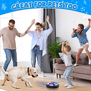 Kids Toys Christmas Stocking Stuffers Hover Soccer Ball, Rechargeable Air Soccer Indoor Fun Toys Birthday Gifts for Boys Girl Toddlers Age 3 4 5 6 7 8 Years Old