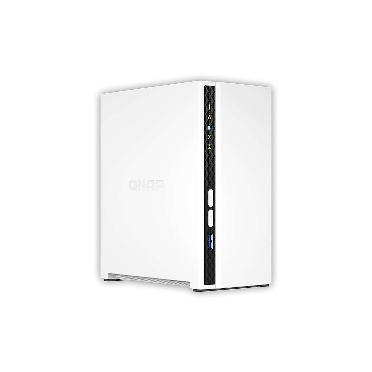 QNAP 2 Bay Home NAS with 4TB Storage Capacity, Preconfigured RAID 1 Seagate IronWolf Drives Bundle, with 1GbE Ports (TS-233-24S-US)