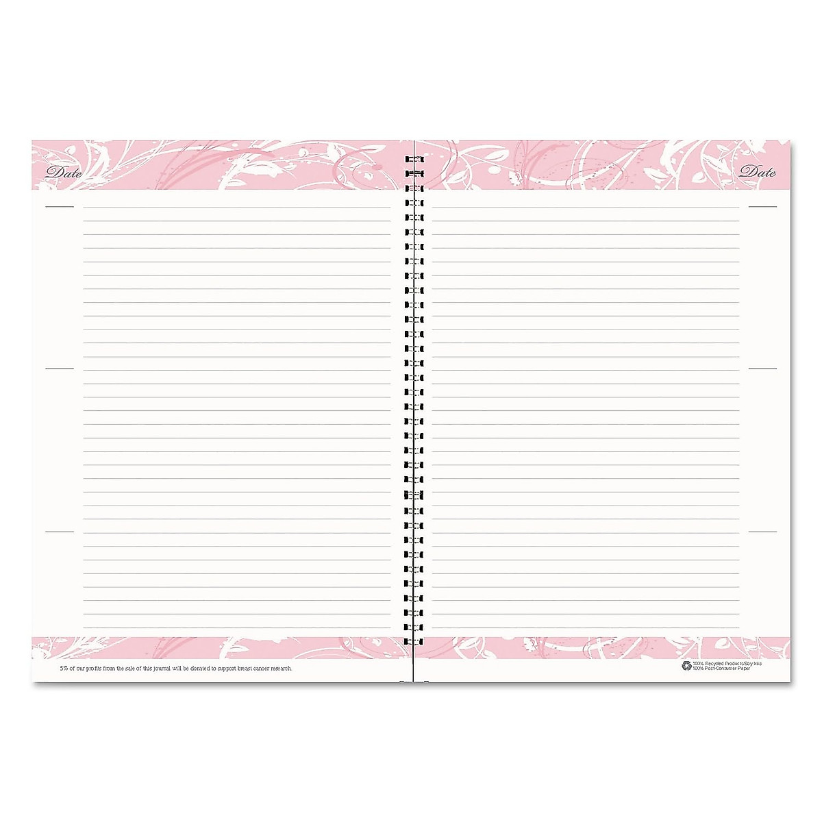 2024 House of Doolittle 10 x 7 Breast Cancer Awareness Rec Ruled Monthly Planner/Journal (HOD5226)